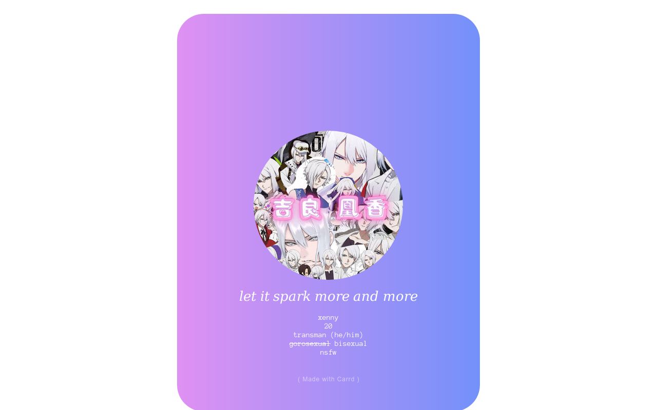 xenny's emo autobiography